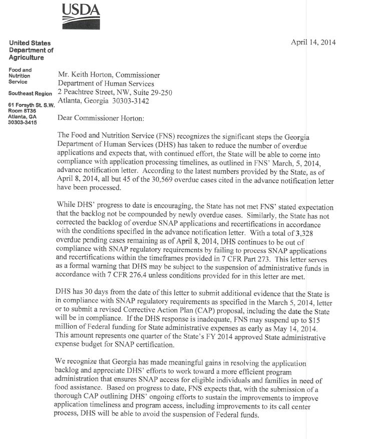 Rep. John Lewis responds to USDA warning letter to state | 11alive.com