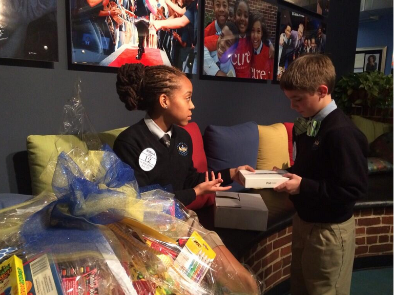 Ron Clark Academy students compete in the "Amazing Shake" | 11alive.com
