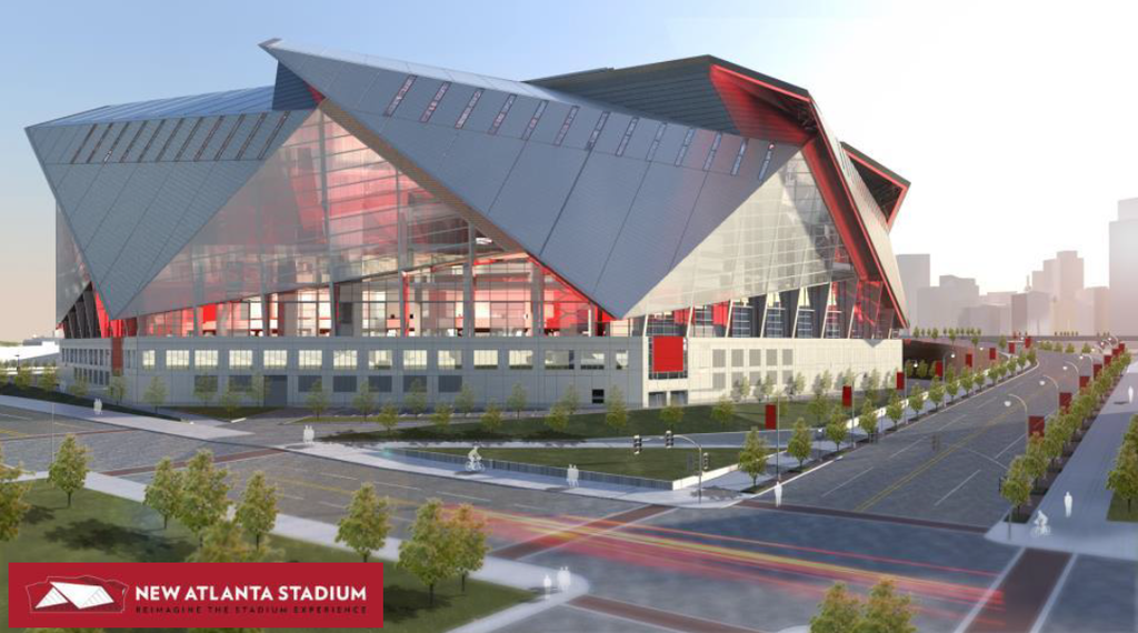 Falcons New Stadium Construction