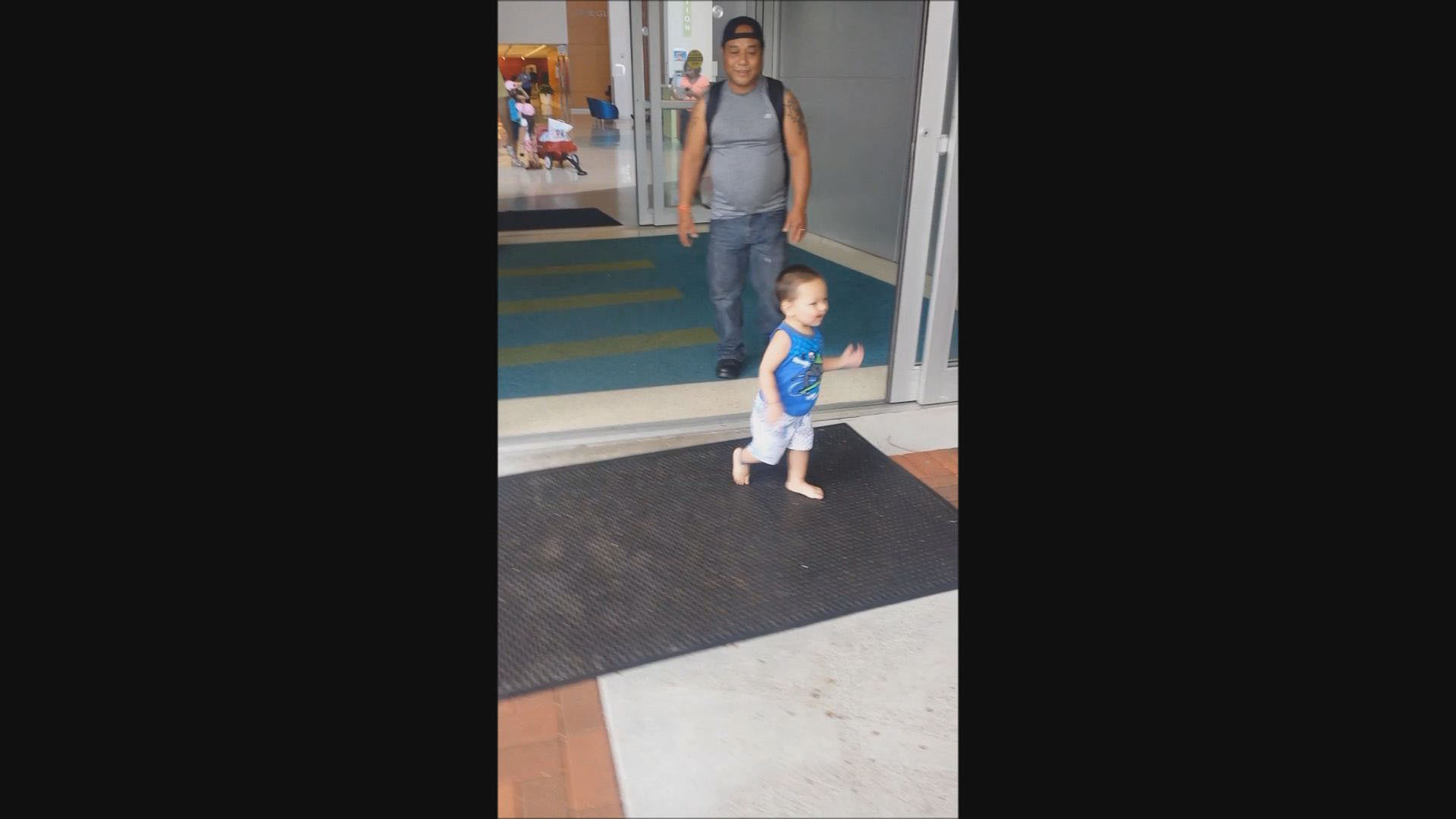 Baby injured by police flash-bang grenade heading home | 11alive.com