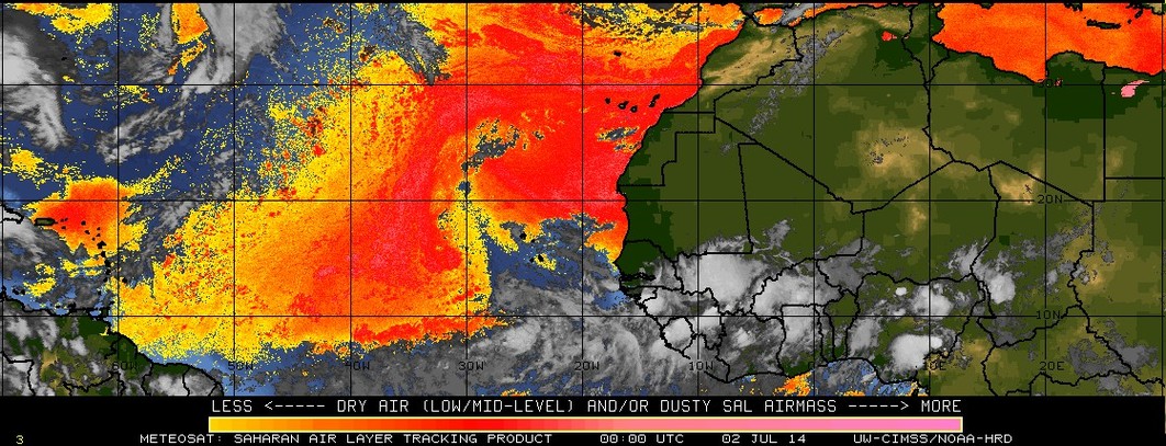 Lower Visibility in Georgia today due to Saharan Dust | 11alive.com