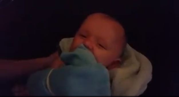 Adorable video of baby giggling despite rare disease | 11alive.com