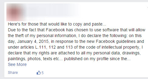 Don't Copy and Paste that 'Copyright' Facebook Message | 11alive.com