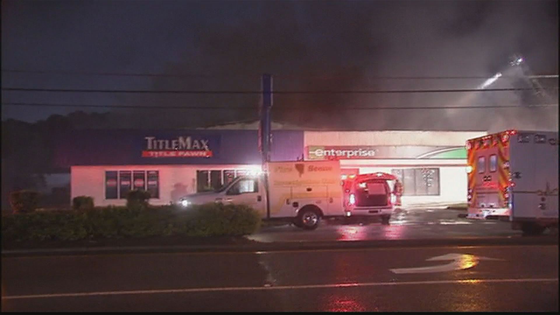 Businesses go up in flames in Morrow | 11alive.com