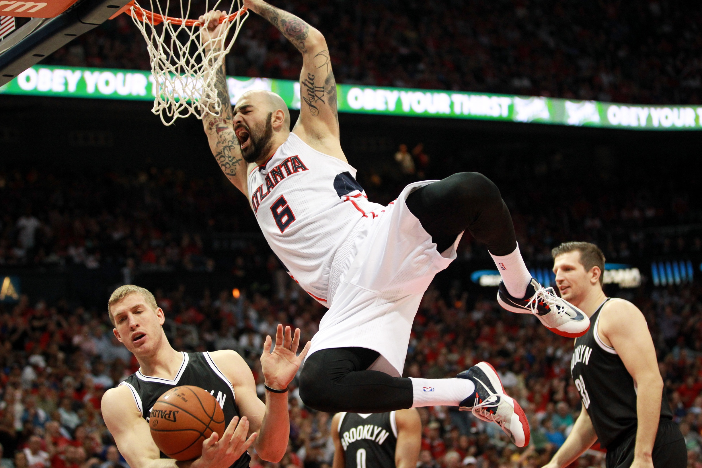 Hawks survive another tough test from Nets for 2-0 lead | 11alive.com