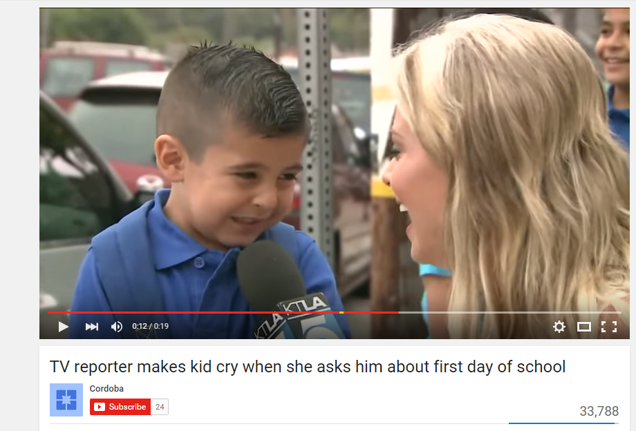 WATCH: Kid brought to tears talking about first day of school | 11alive.com