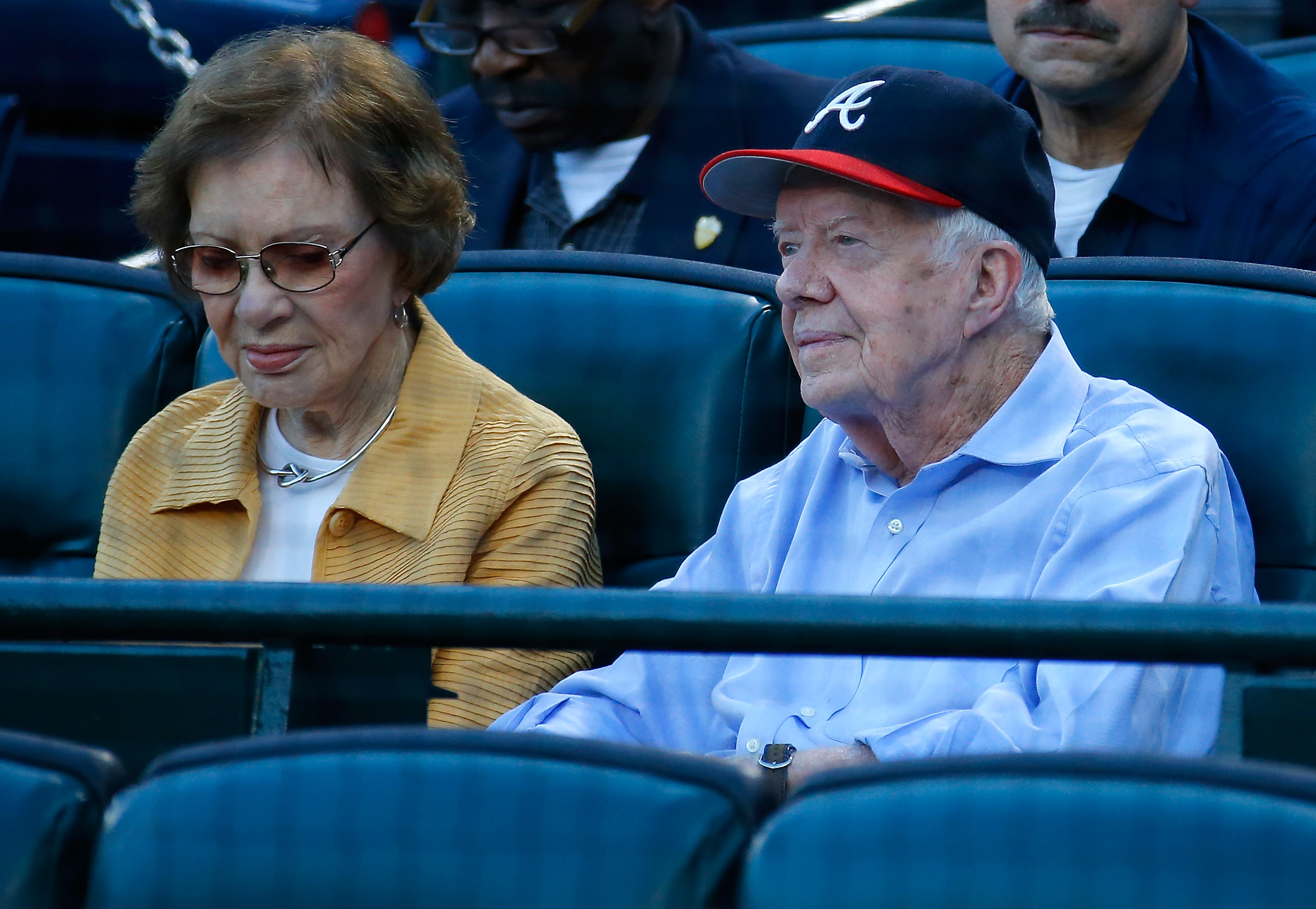 President Jimmy Carter and wife on Braves' 'Kiss Cam' | 11alive.com