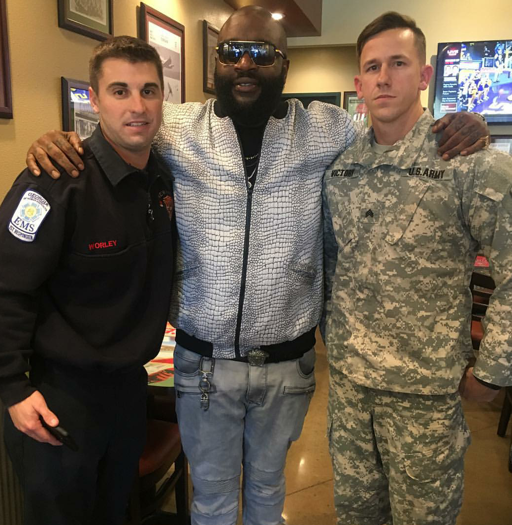 Rick Ross opens Wingstop in Newnan | 11alive.com