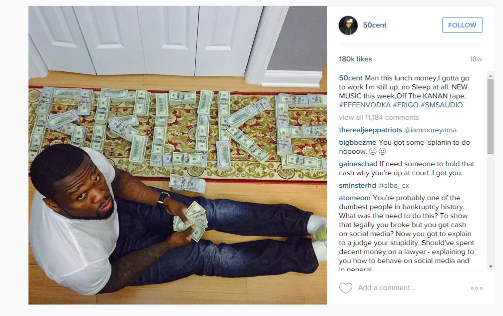 Bankrupt rapper spells 'broke' in big bills, is ordered back to court ...