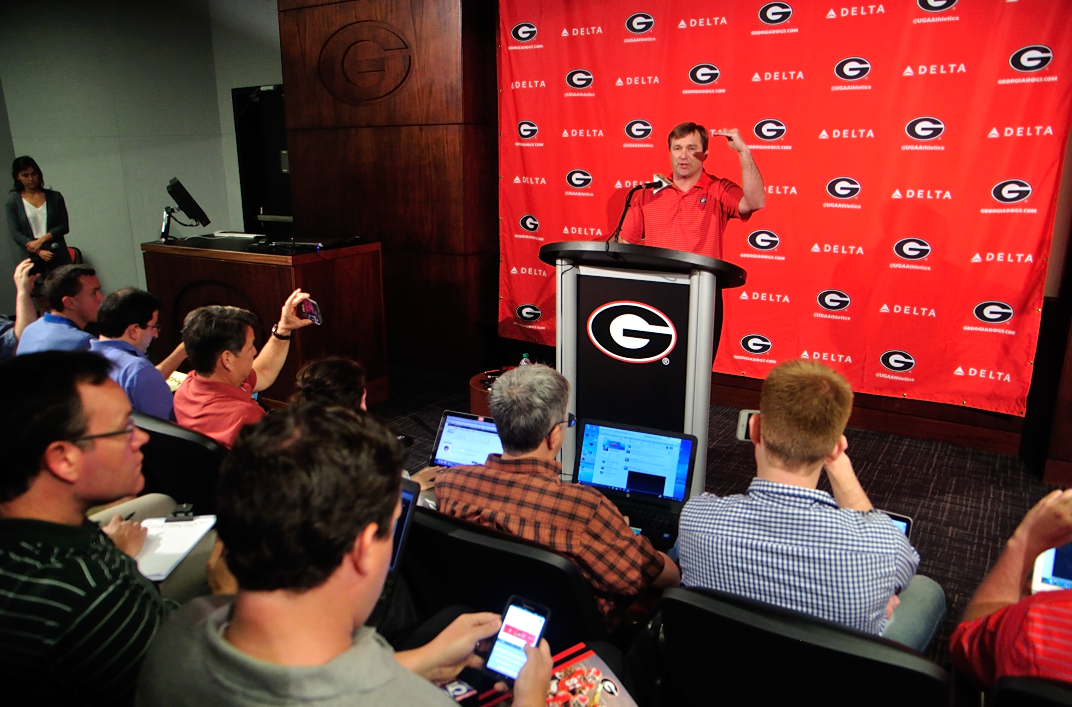 New Kirby Smart Era begins with 1st spring practice | 11alive.com
