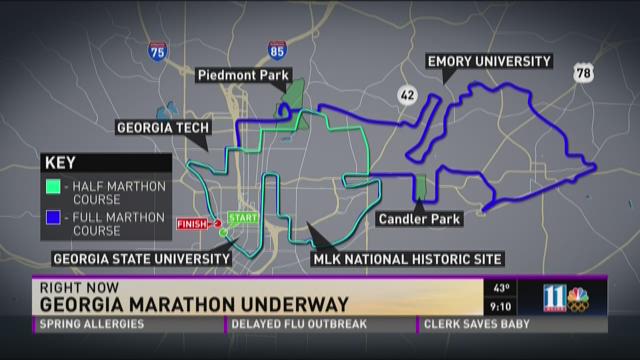 Runaway success: thousands run in Publix Georgia Marathon | 11alive.com
