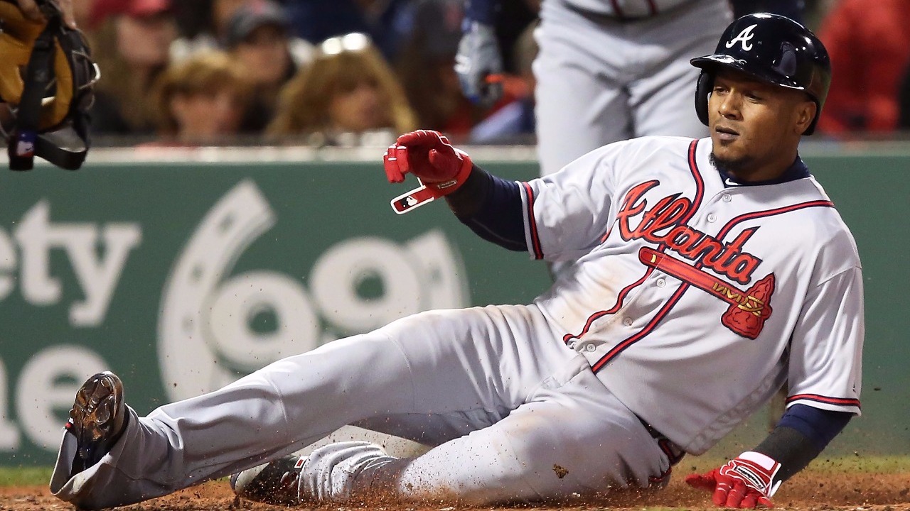 Braves shortstop rushed to hospital with chicken bone stuck in throat ...