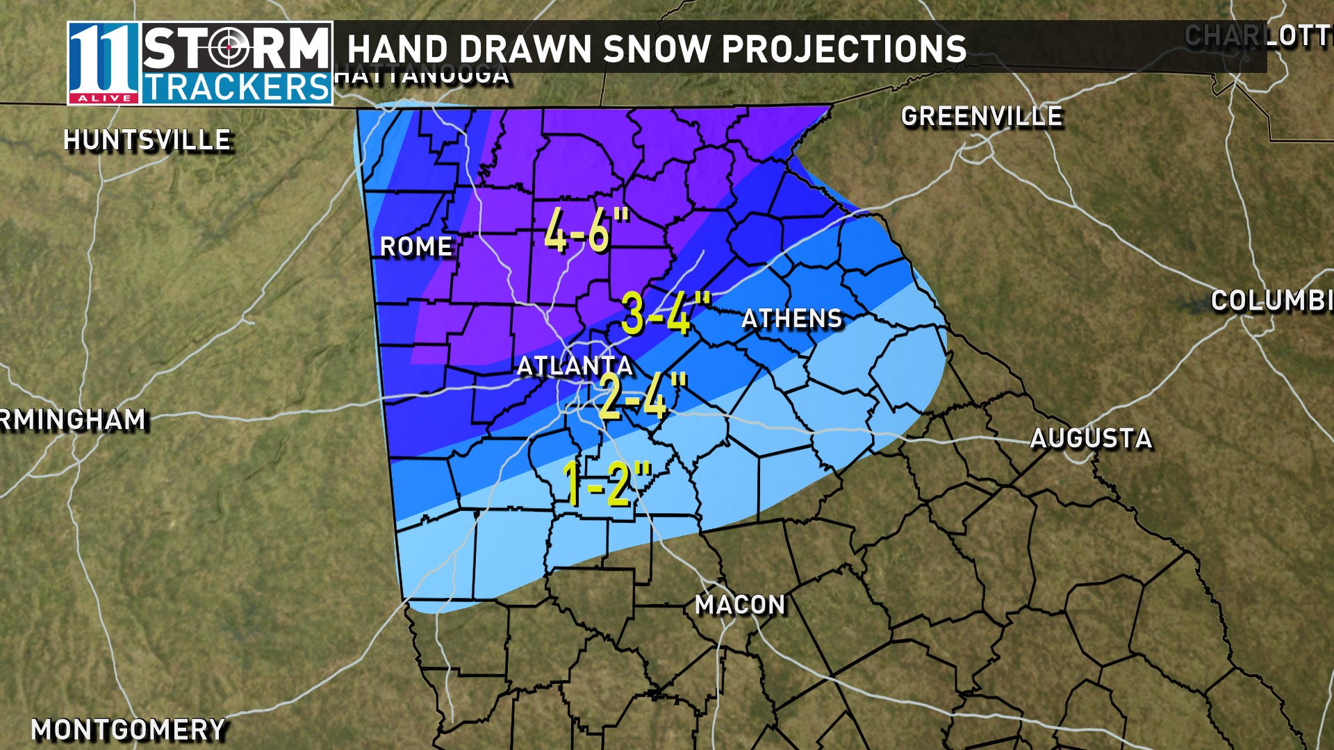 Georgia under state of emergency for winter storm 2017 | 11alive.com