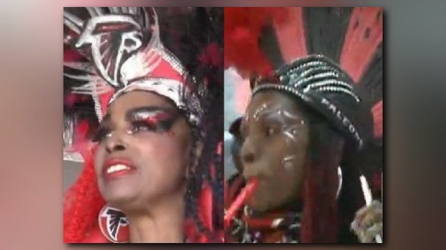 Talons come out: Who is the real Falcons Bird Lady? | 11alive.com