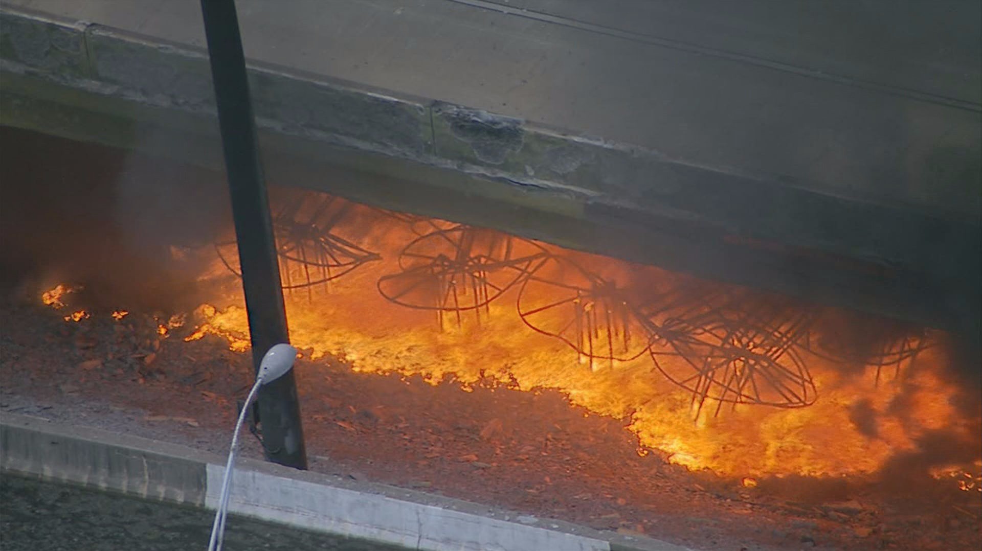 The elements of fire: How flammable was the piping stored under I-85 ...