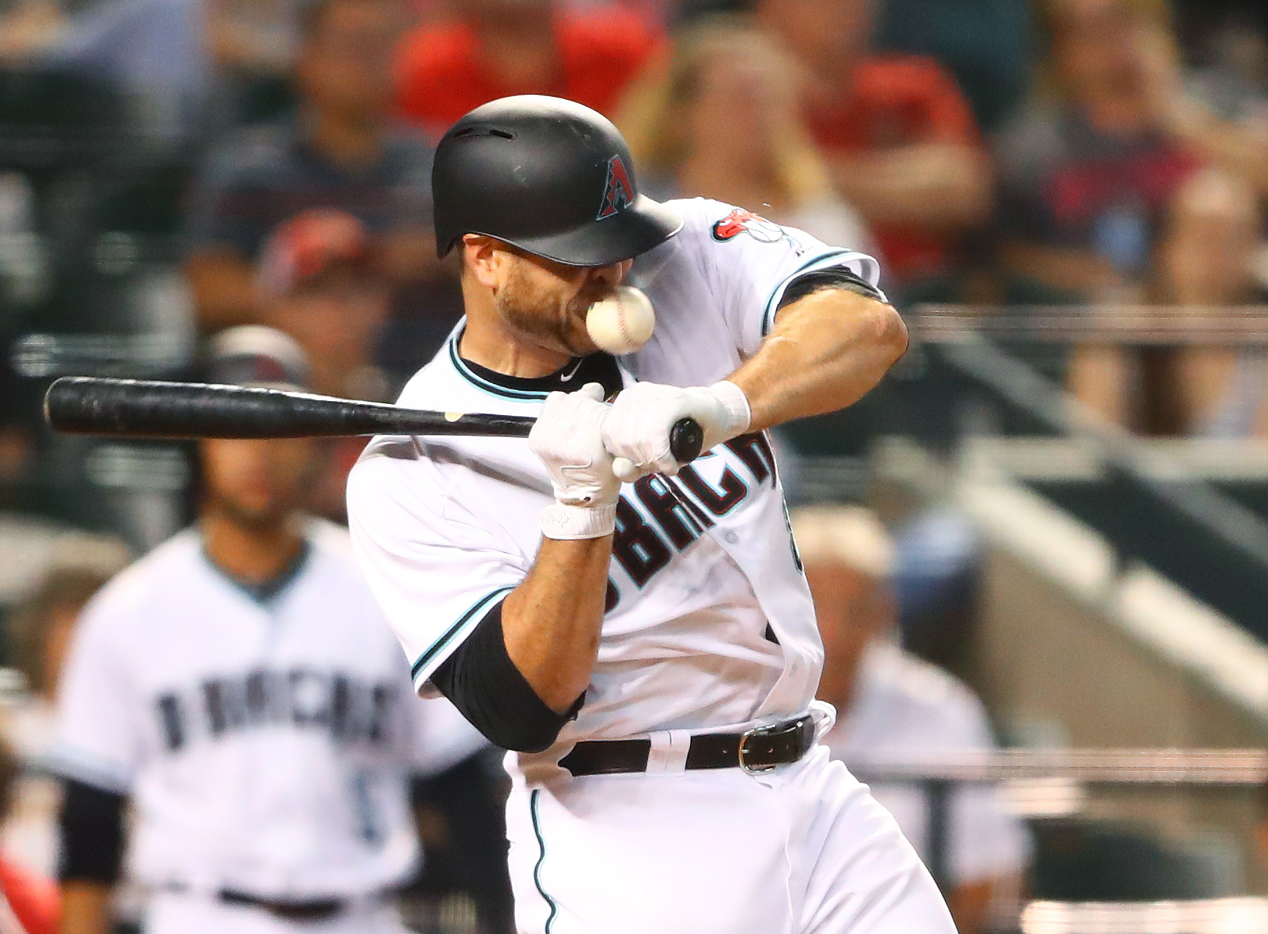 D-Backs catcher hospitalized after hit in face by 93 mph fastball ...