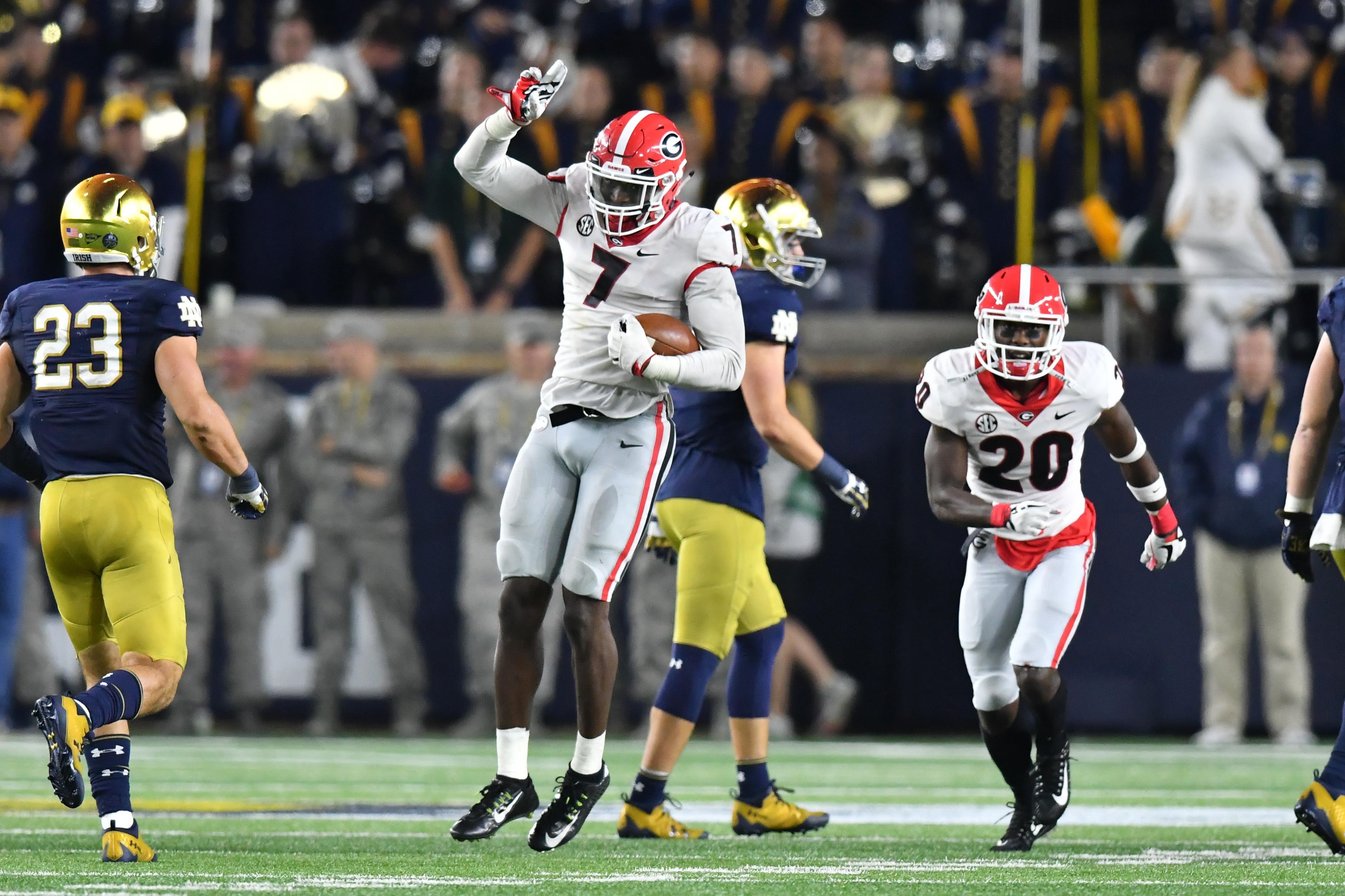 UGA beats Notre Dame, 20-19 | cbs8.com