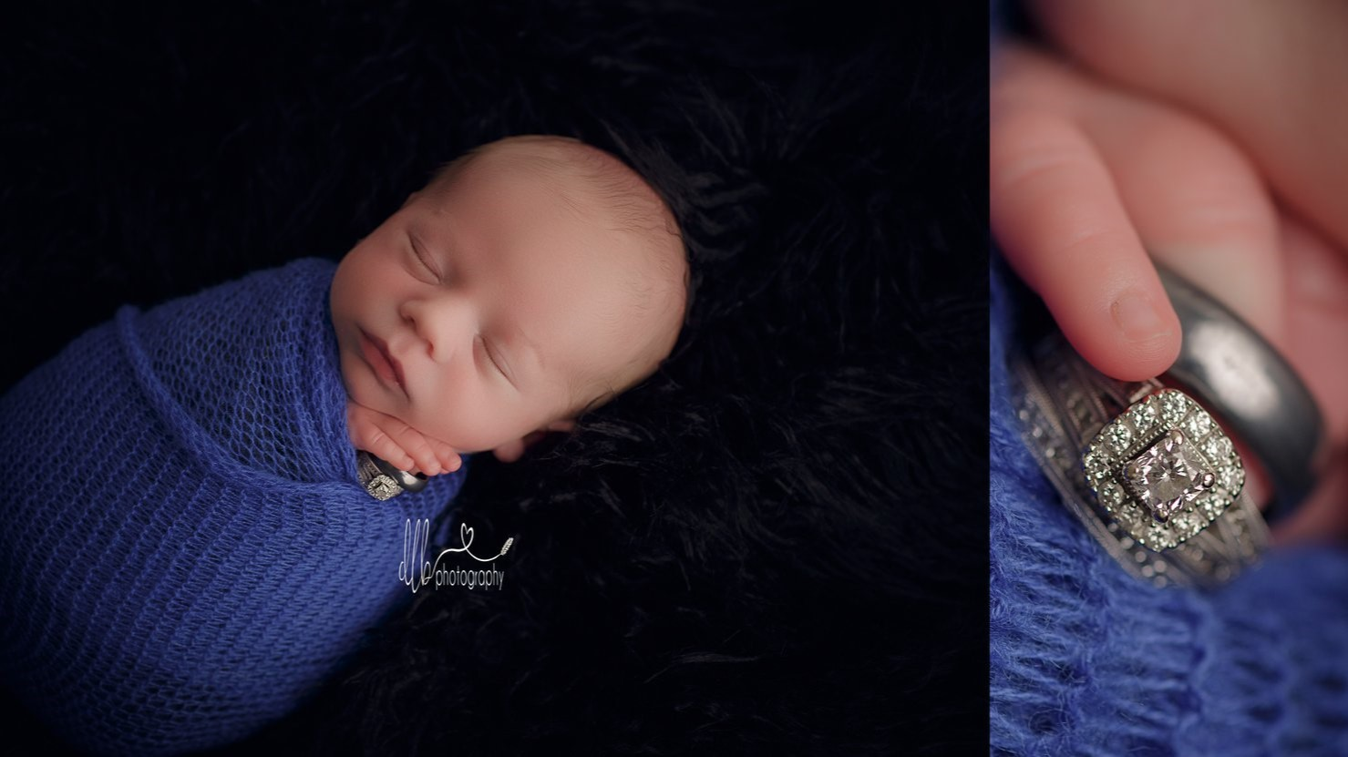 Slain officer's newborn has adorable 'fuzzy cheeks' in new photoshoot ...